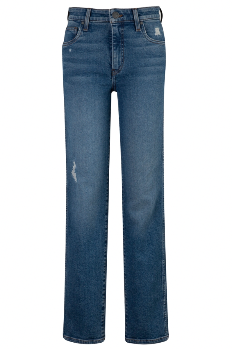 Chrissie High Rise Fab Ab Cigarette Leg- Impactful w/ Medium Wash ...