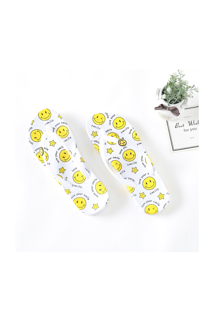 Smiley Face Flip Flops – Shoptiques