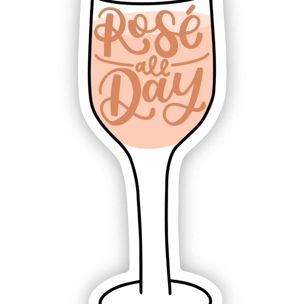 "Rosé all day" sticker – Shoptiques