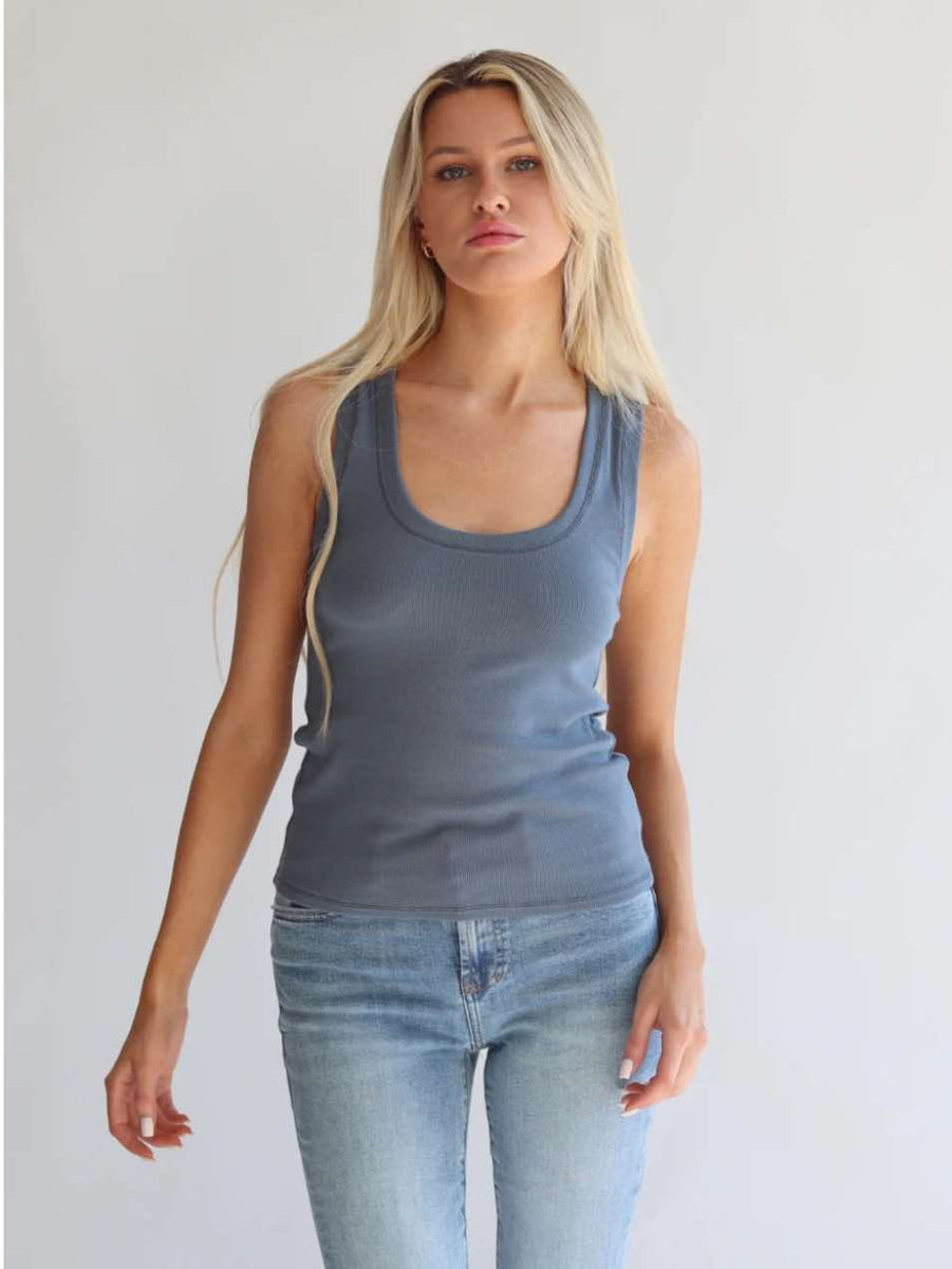 Essential Ribbed Tank – Shoptiques