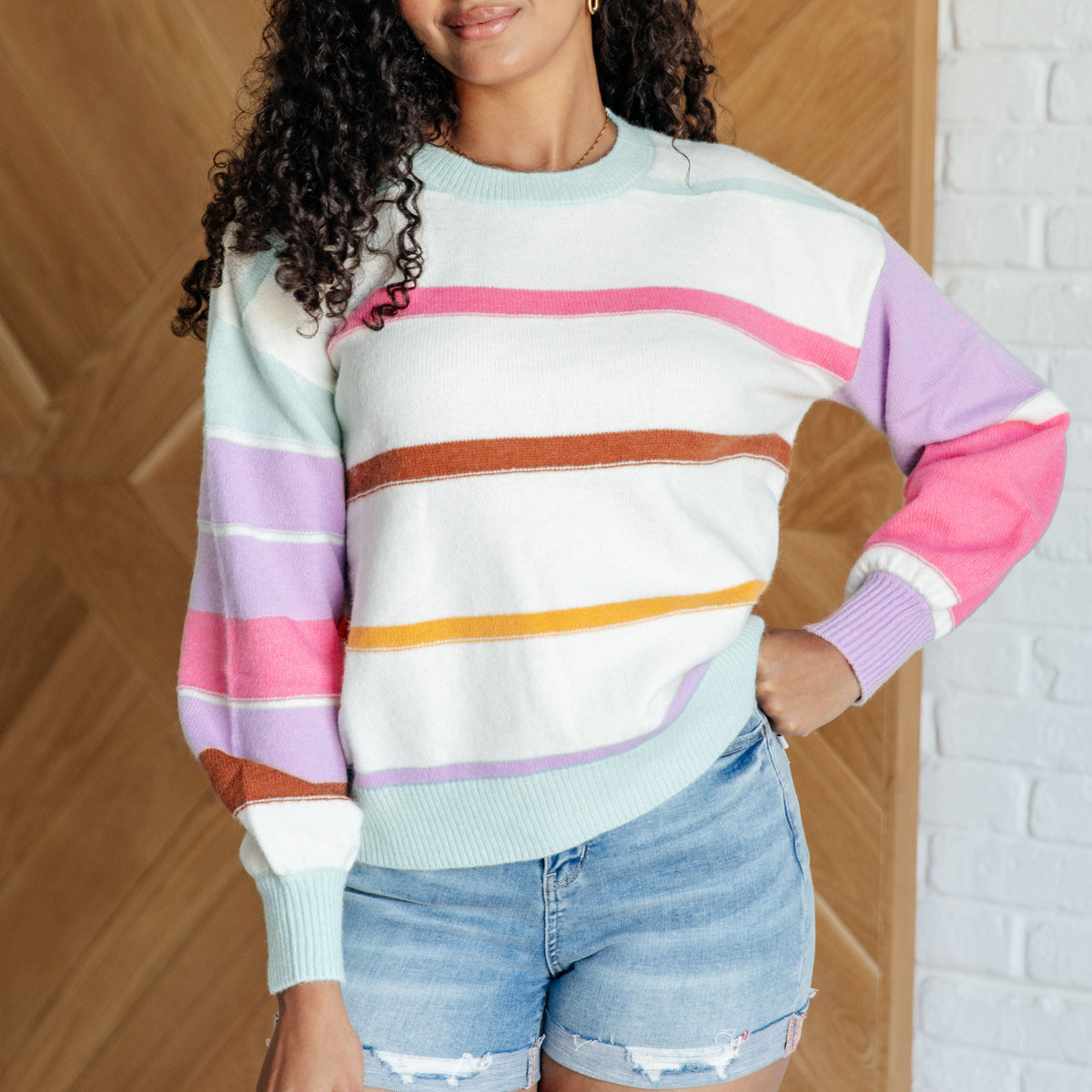 Flawless Features Striped Sweater – Shoptiques