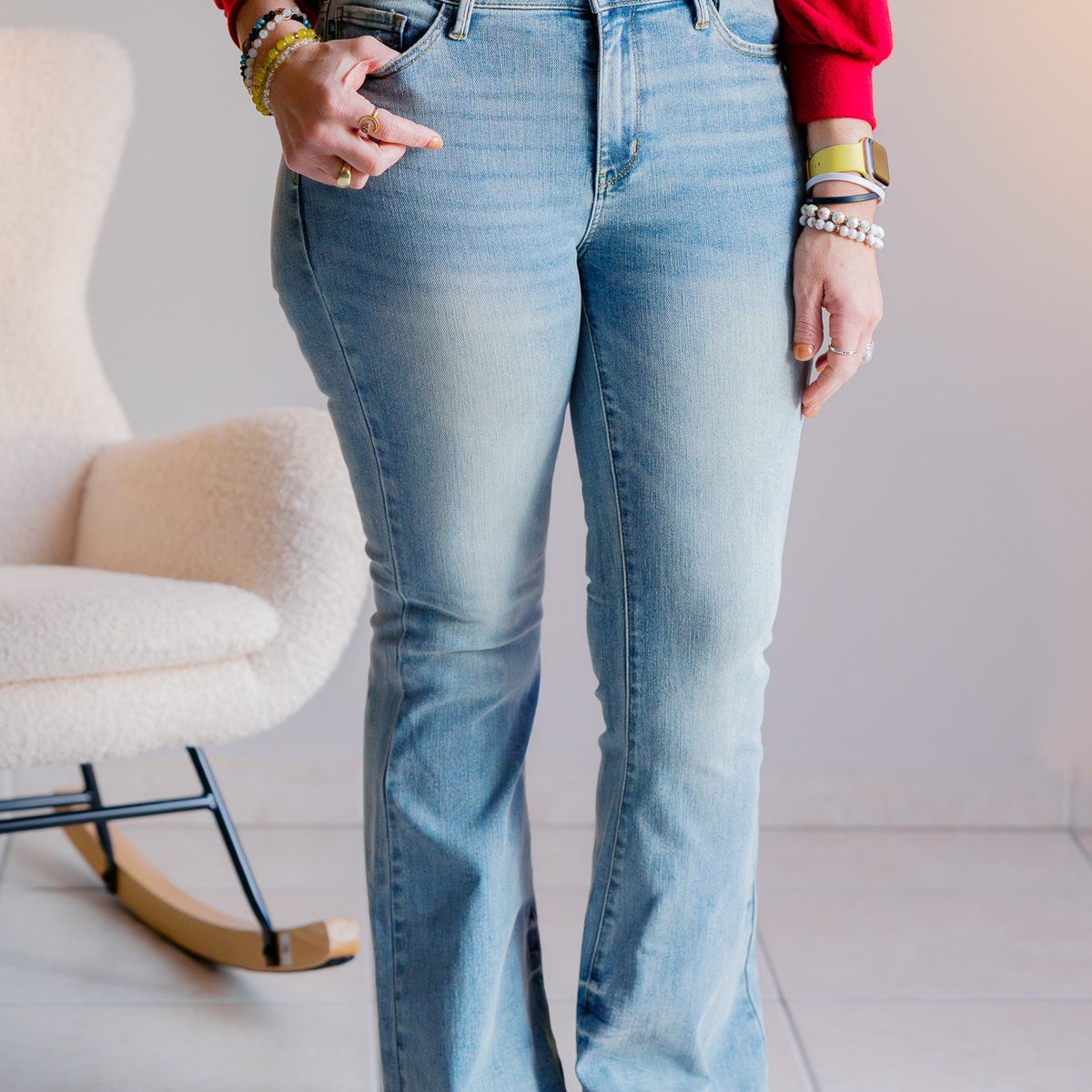 Snowy Pines Judy Blue Flares – Shoptiques
