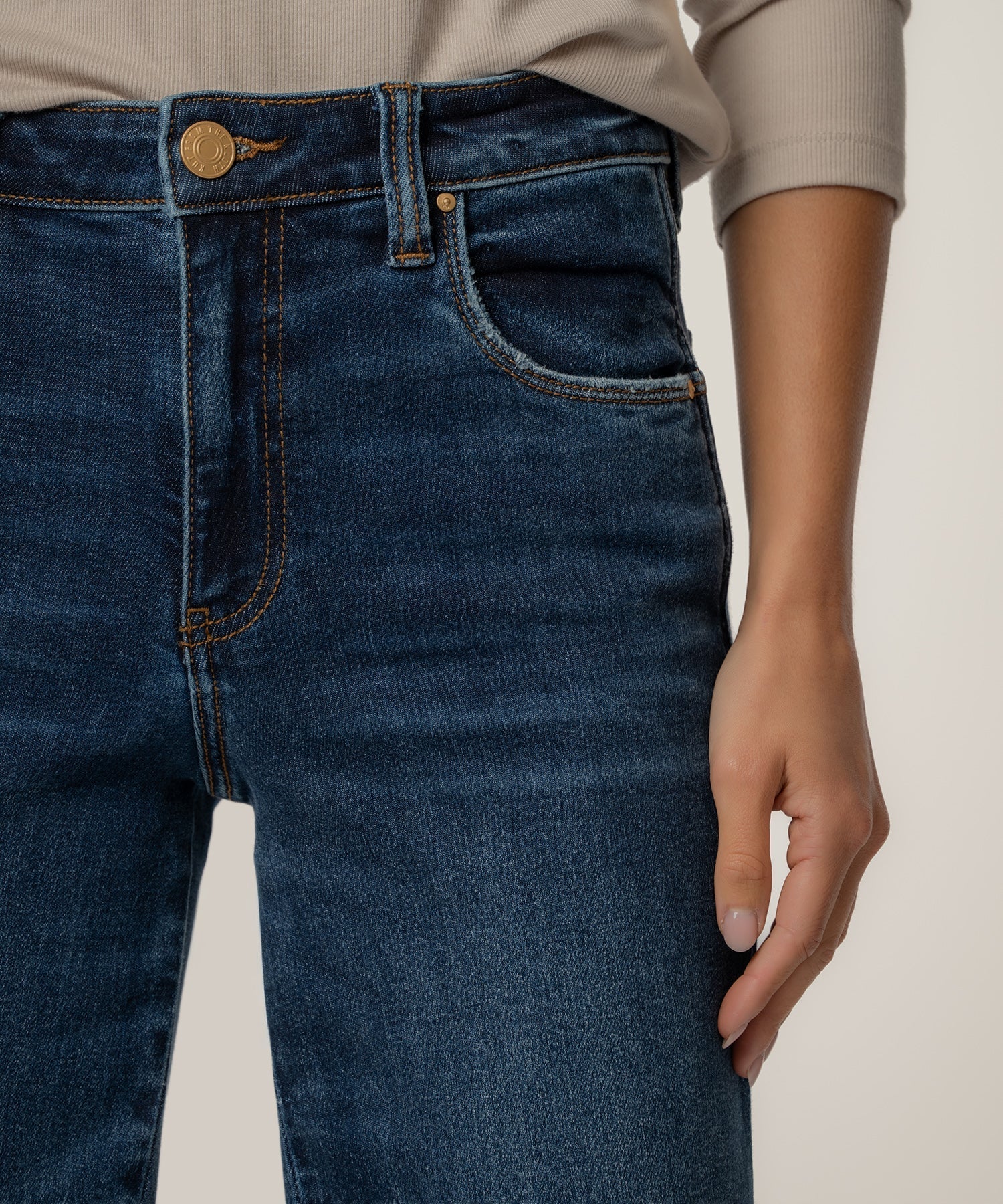 Patti High Rise Straight Leg- Happy w/ Dark Base – Shoptiques