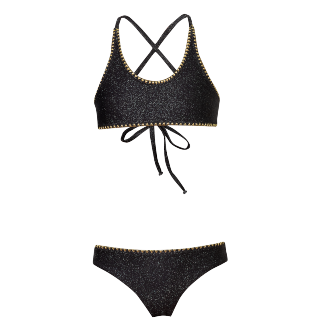SUBMARINE Front Row Black Glitter Girl Swimsuit | Shop Now – Shoptiques