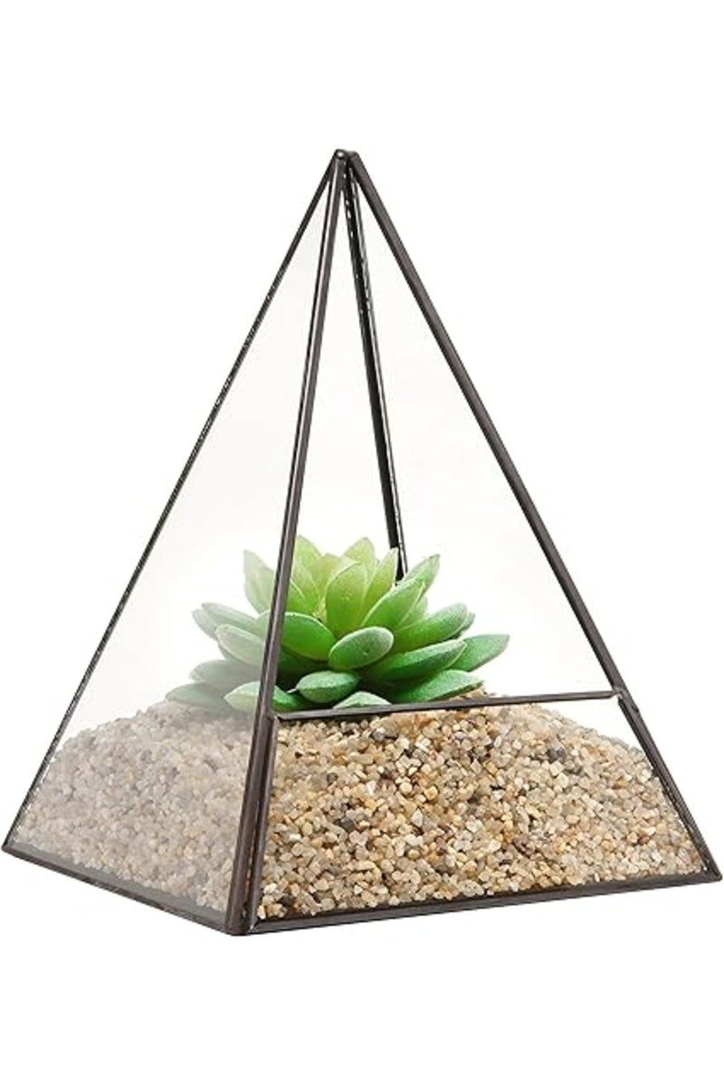 Geometric Glass Pyramid Terrarium – Shoptiques