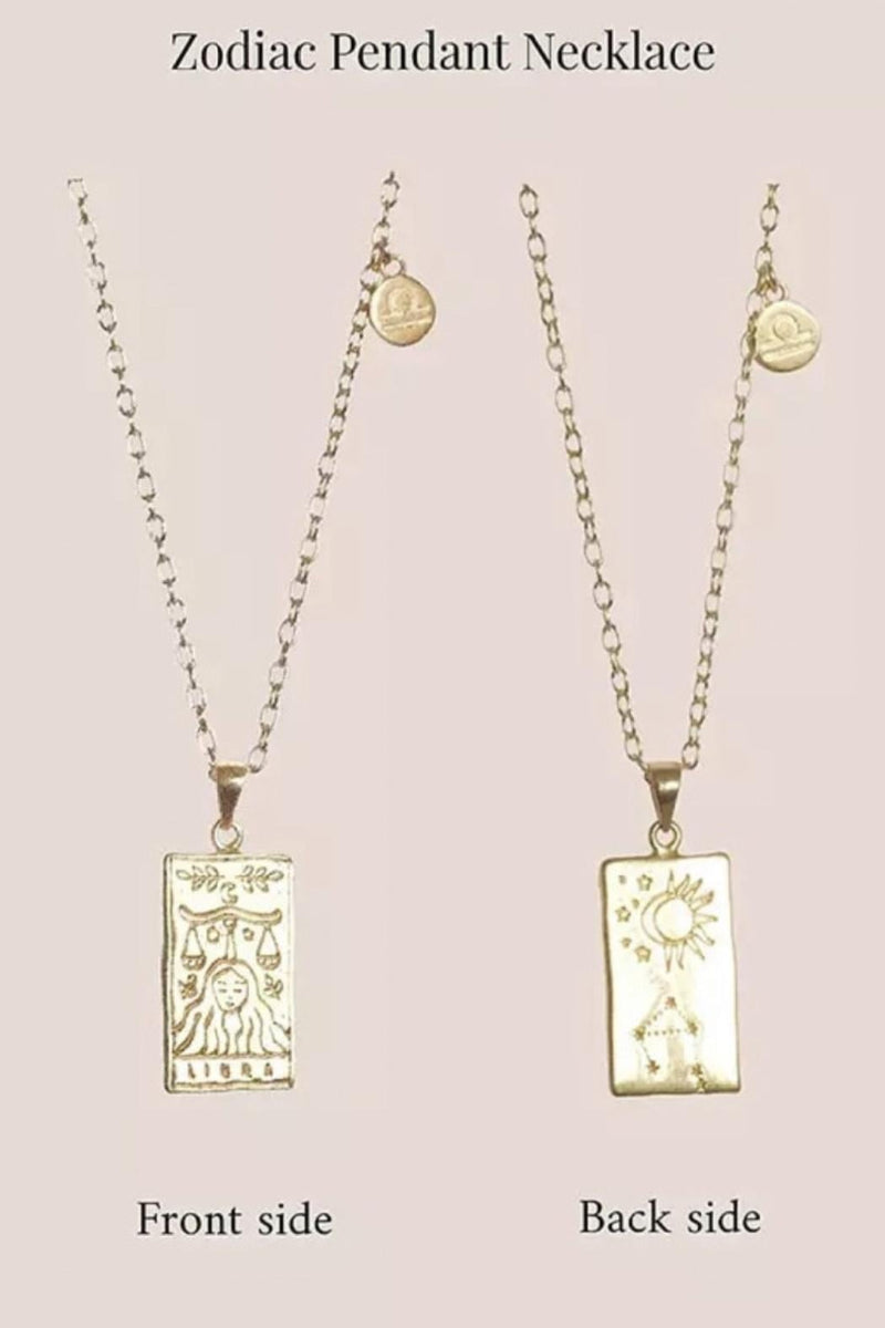 Zodiac Tablet Necklace – Shoptiques