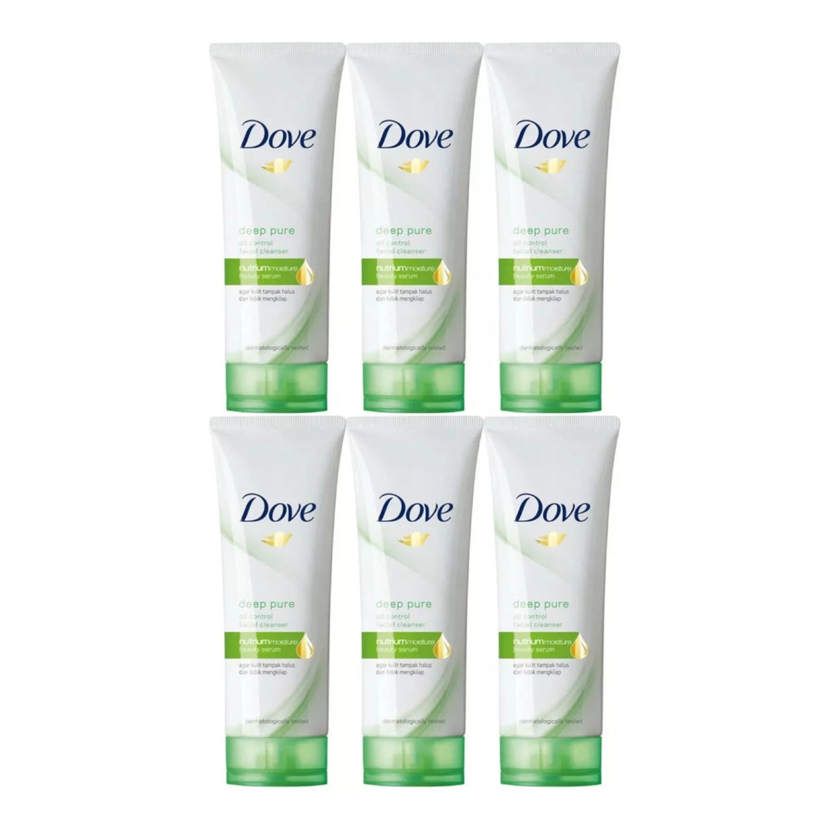 6 Pack Dove Deep Pure Oil Control Facial Cleaner 100 Grams – Shoptiques