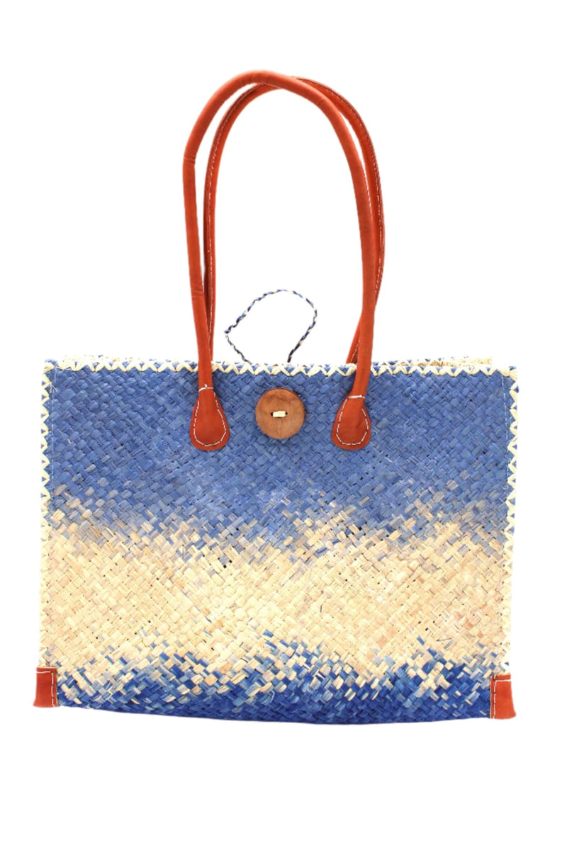 Shebobo Denim & Dusk Zafran Holden Ombre Straw Beach Bag – Shoptiques