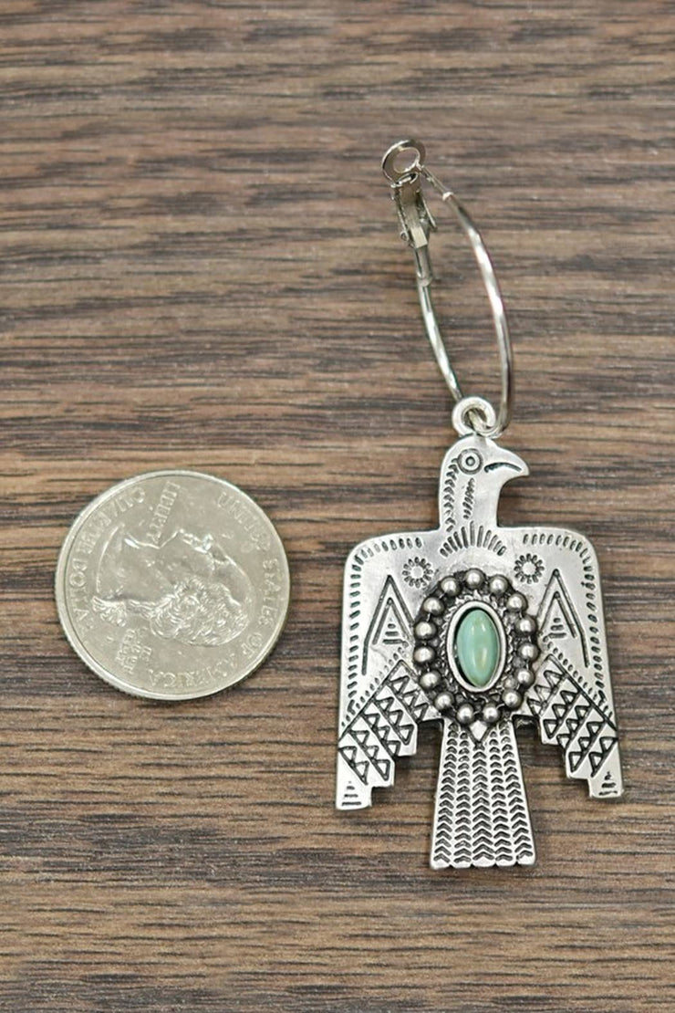 Thunderbird Natural-Turquoise Earrings – Shoptiques