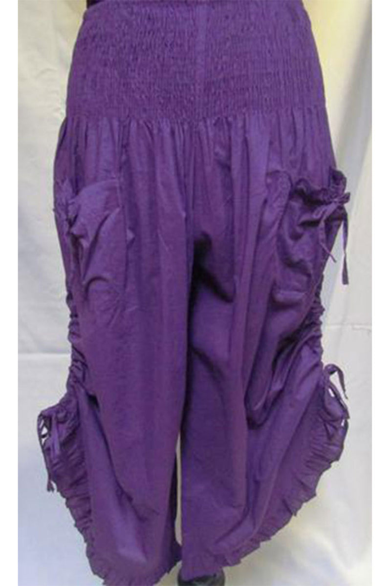 Cotton Ruffled "Pantaloon" Pant – Shoptiques