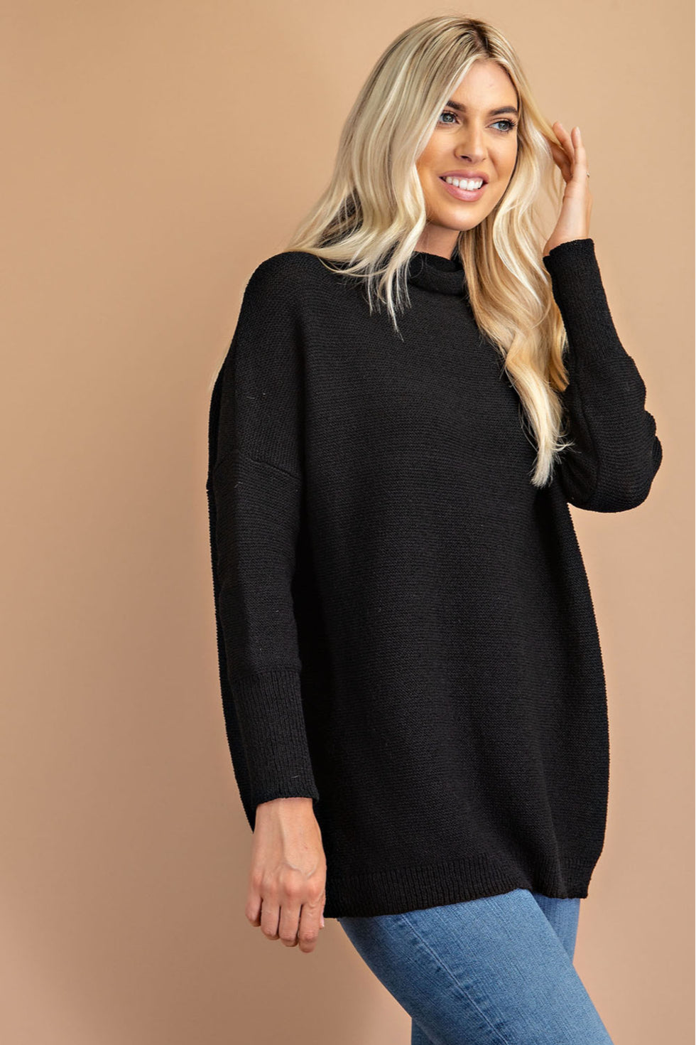 Turtleneck Pullover Sweater – Shoptiques